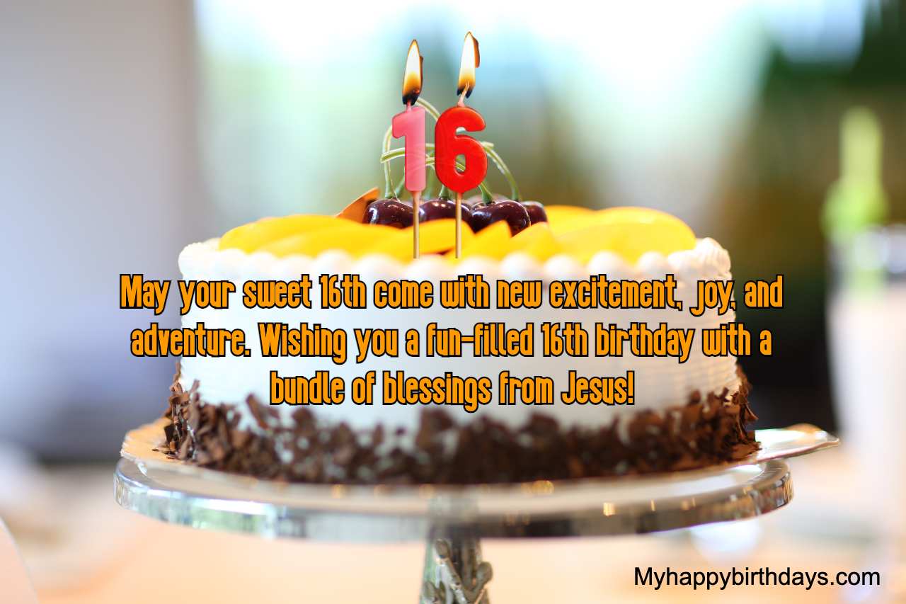 65+ Happy 16th Birthday - Sweet 16th Birthday Wishes